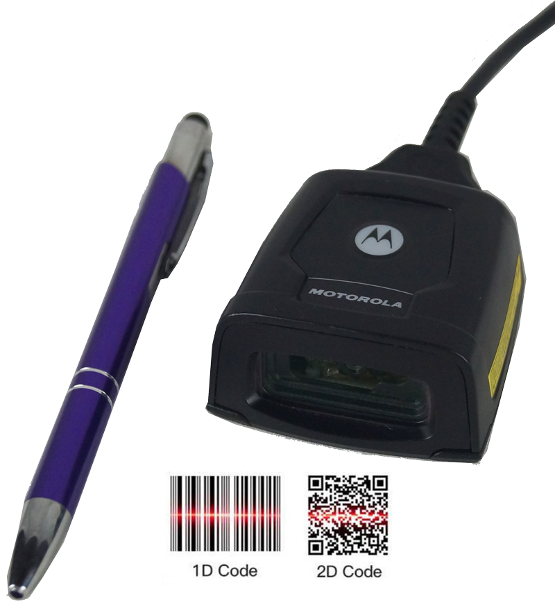 2D/1D Motorola Zebra DS457 USB Barcodescanner Auto Scan EAN, QR-Codes ...